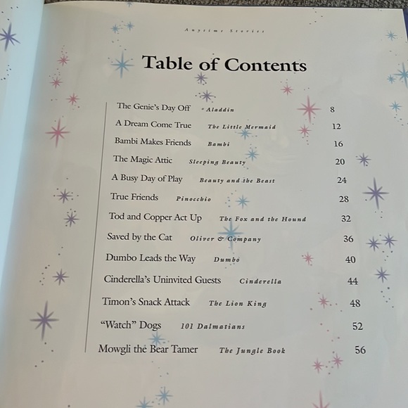 Disney | Other | Vintage Disney Anytime Stories Collection Book | Poshmark